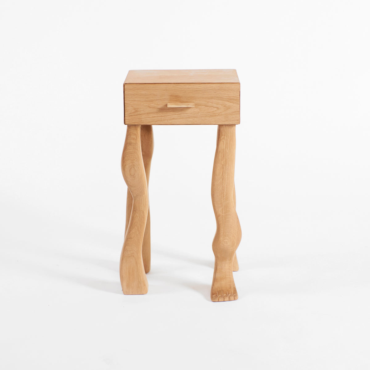 Foot Side Table With Drawer – Project 213A